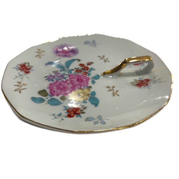 Royal Crown | Other | Royal Crown Hand Painted Lemon Server Dish With ...